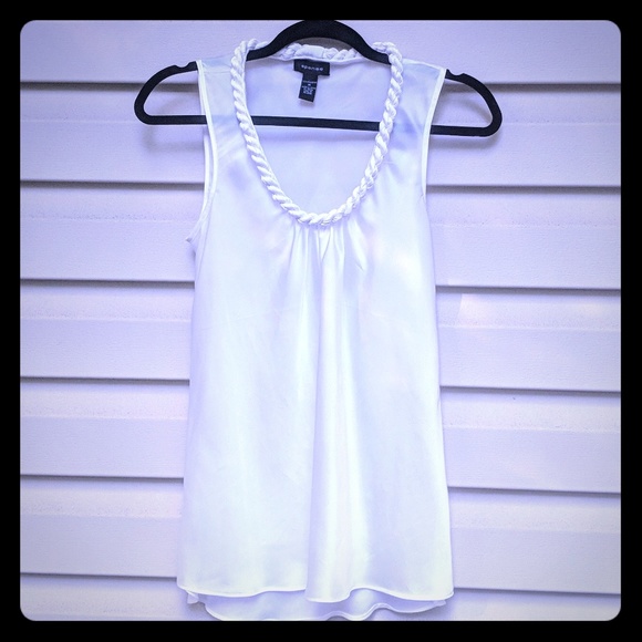 Spense | Tops | Spense Sleeveless Blouse With Twisted Neckline | Poshmark